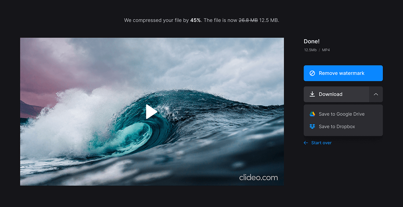 Compress MP4 For Free Online MP4 Compressor Clideo