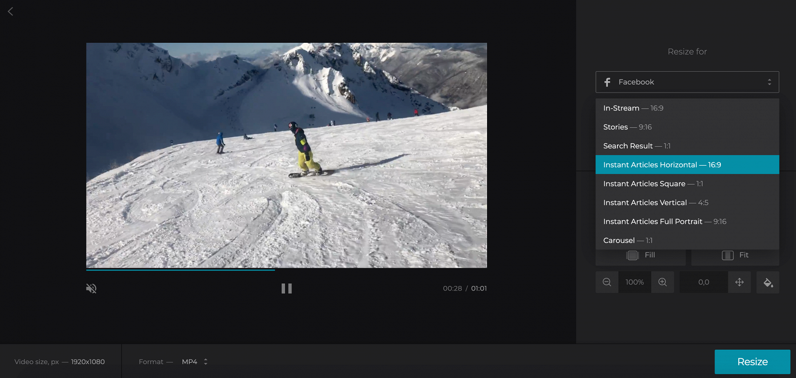 Facebook Video Sizes — Clideo