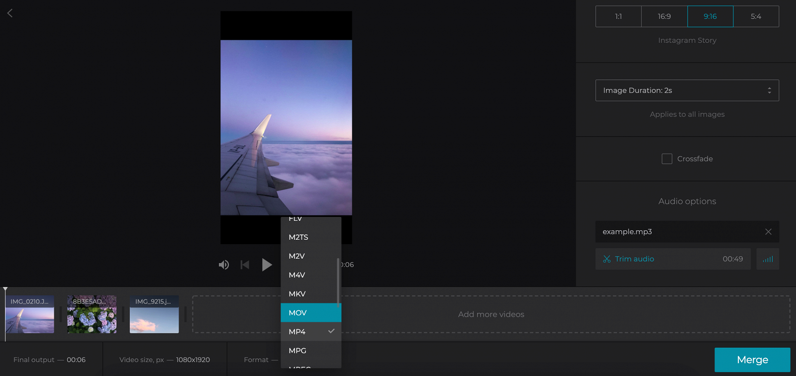 How to Convert JPG to MP4 — Clideo