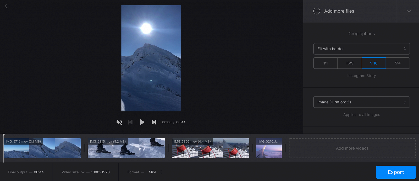 Online iMovie Alternative for Windows — Clideo
