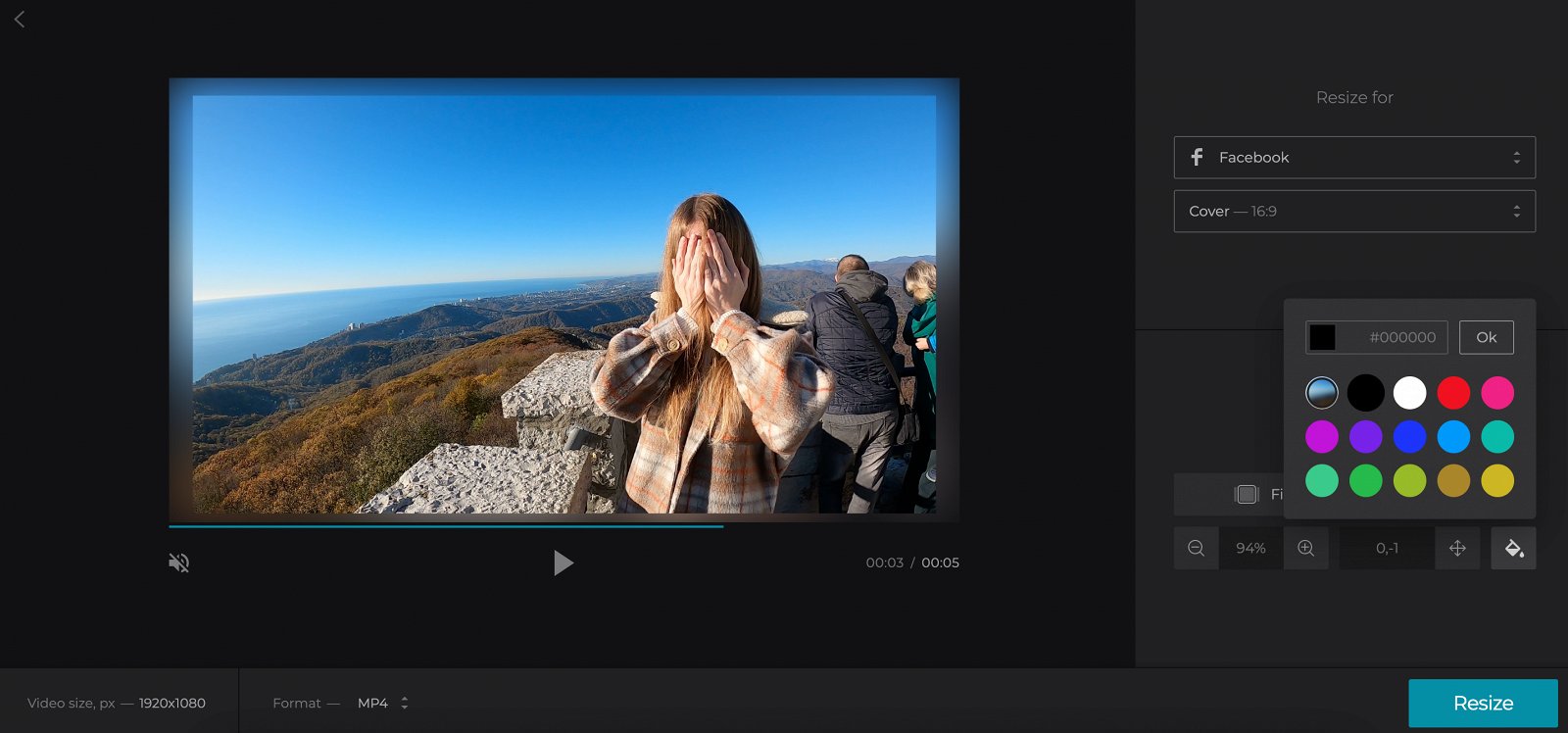Facebook Cover Video Maker — Clideo