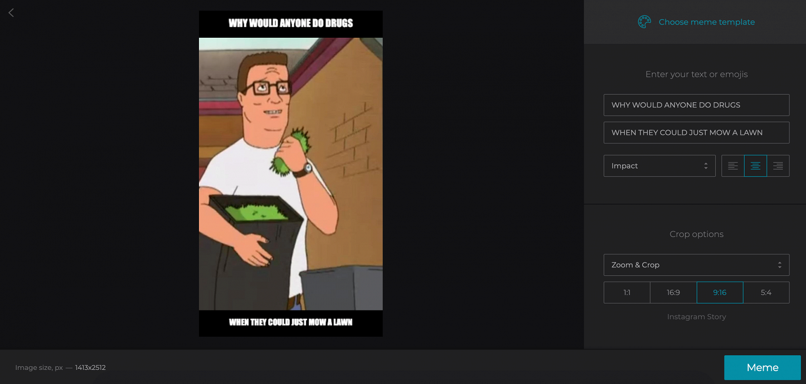 Make a Meme with Your Own Photo — Clideo