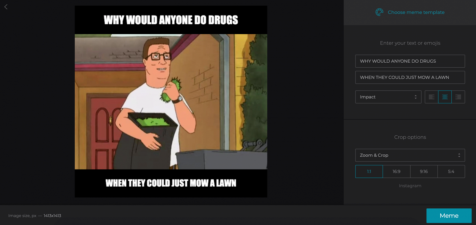 Make a Meme with Your Own Photo — Clideo