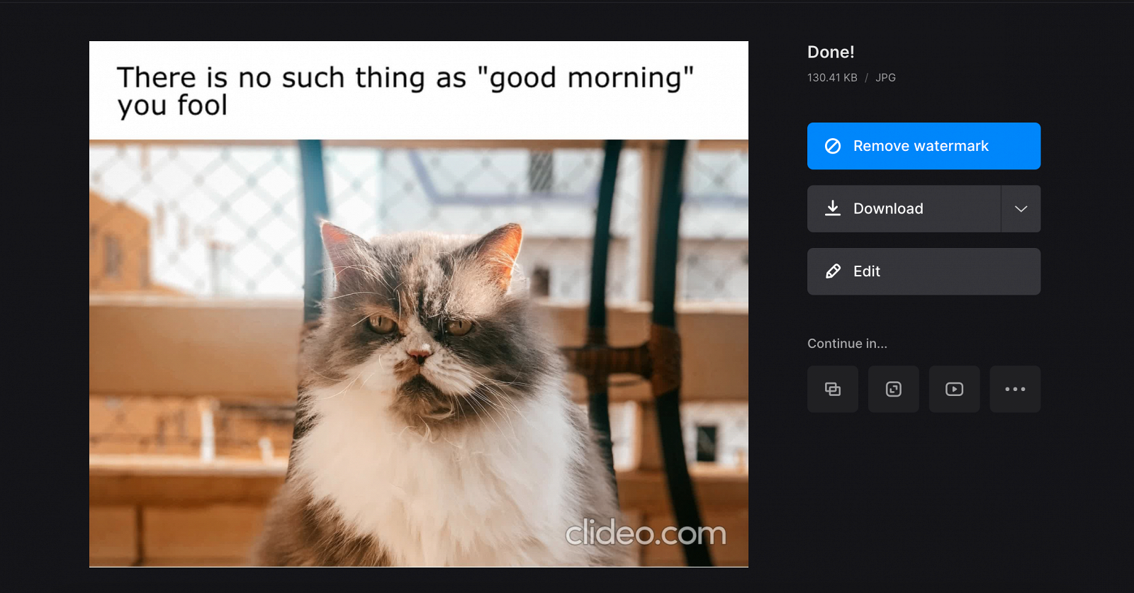 Custom Meme Maker — Clideo
