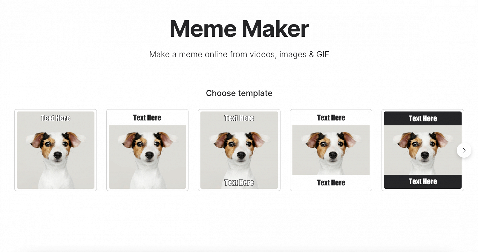 Custom Meme Maker — Clideo