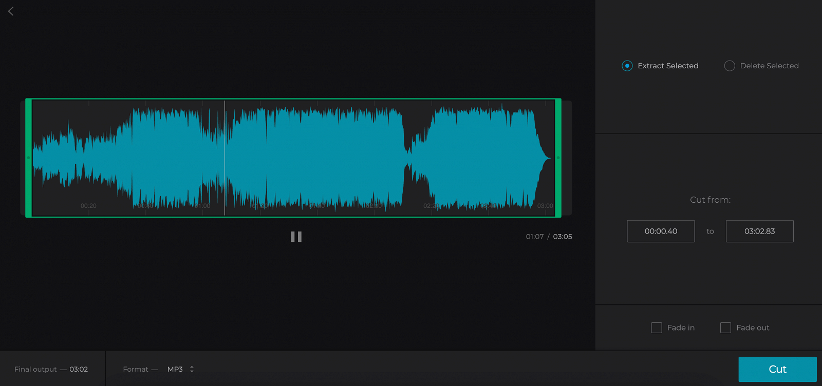 Extract Audio from MOV Online — Clideo