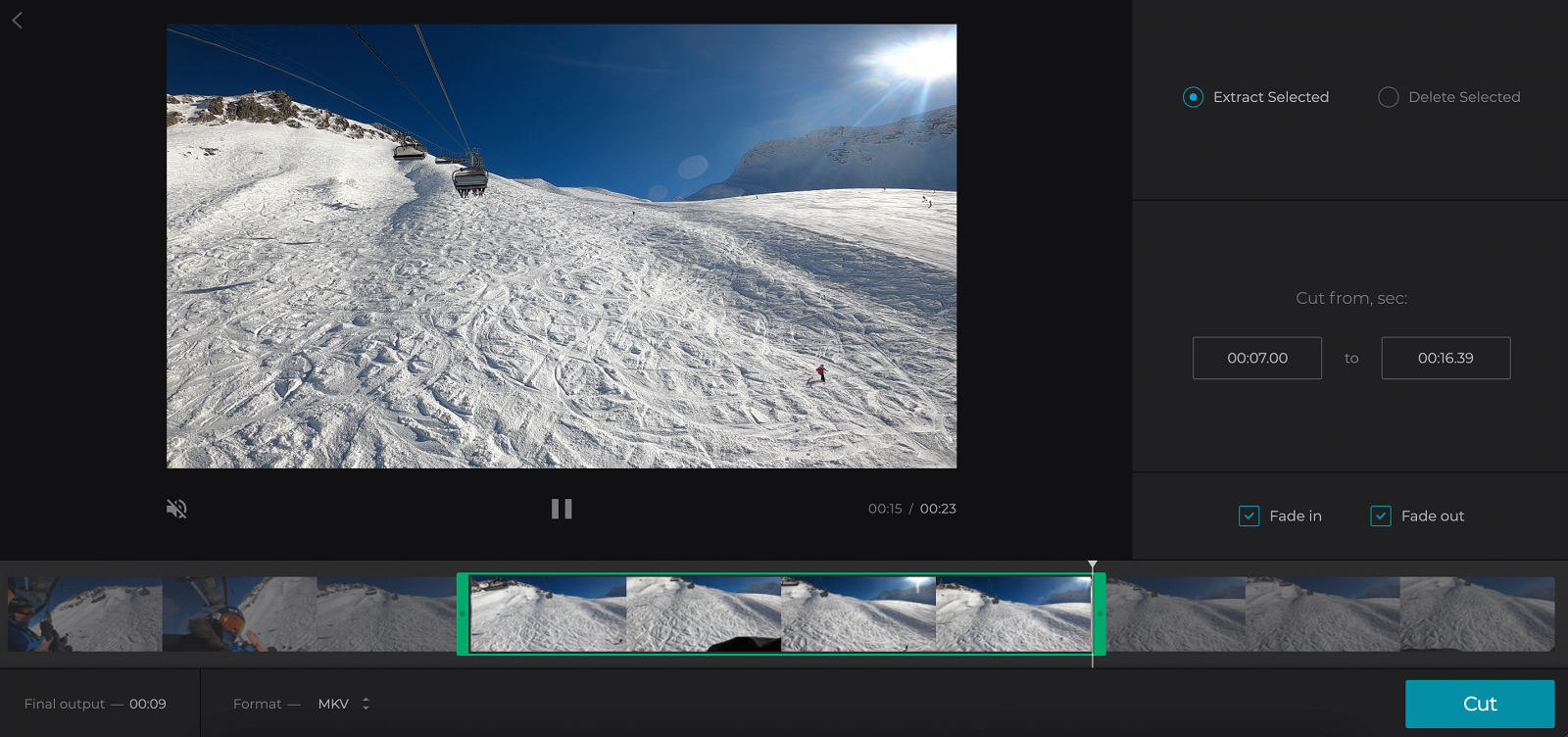 MKV Cutter — How to Trim MKV File — Clideo