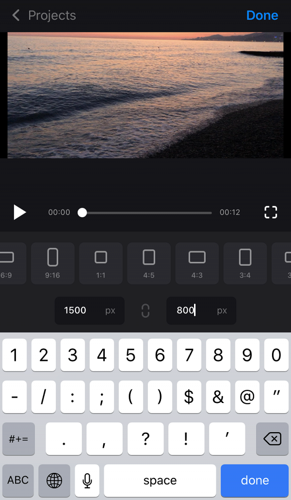 Cropping Video App — Clideo