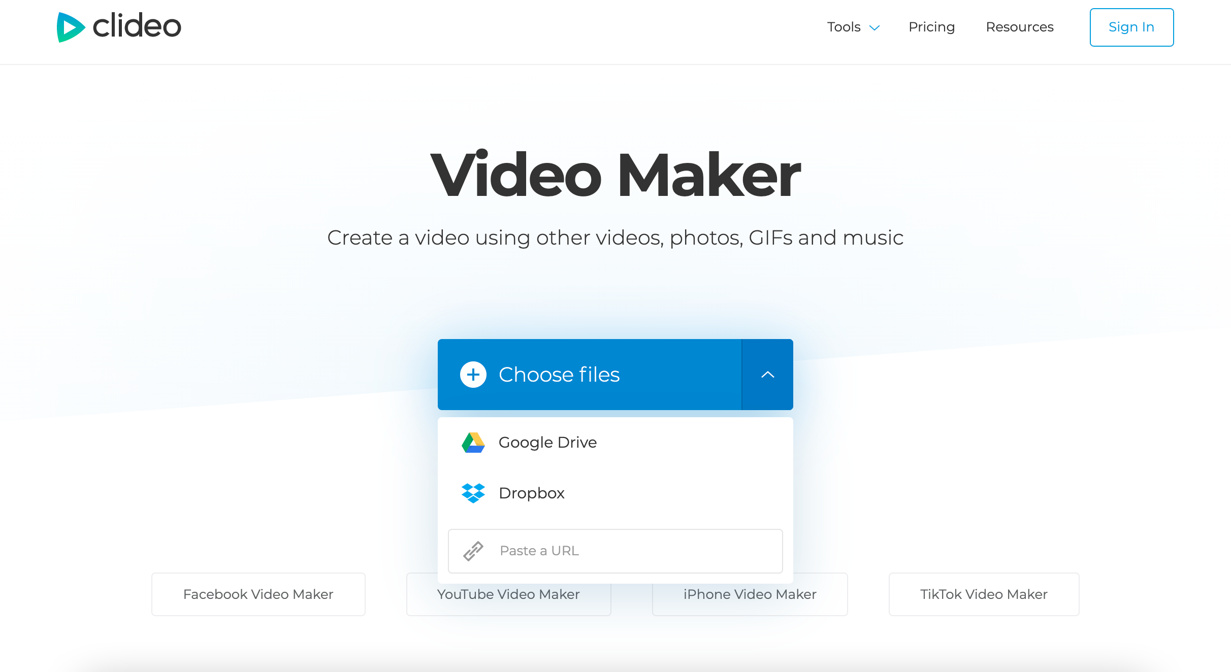 How to Make a Movie from Video Clips — Clideo