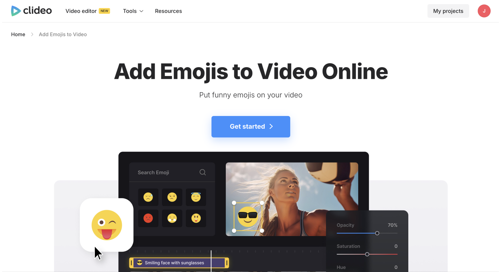 How to Add Emojis to Videos — Clideo