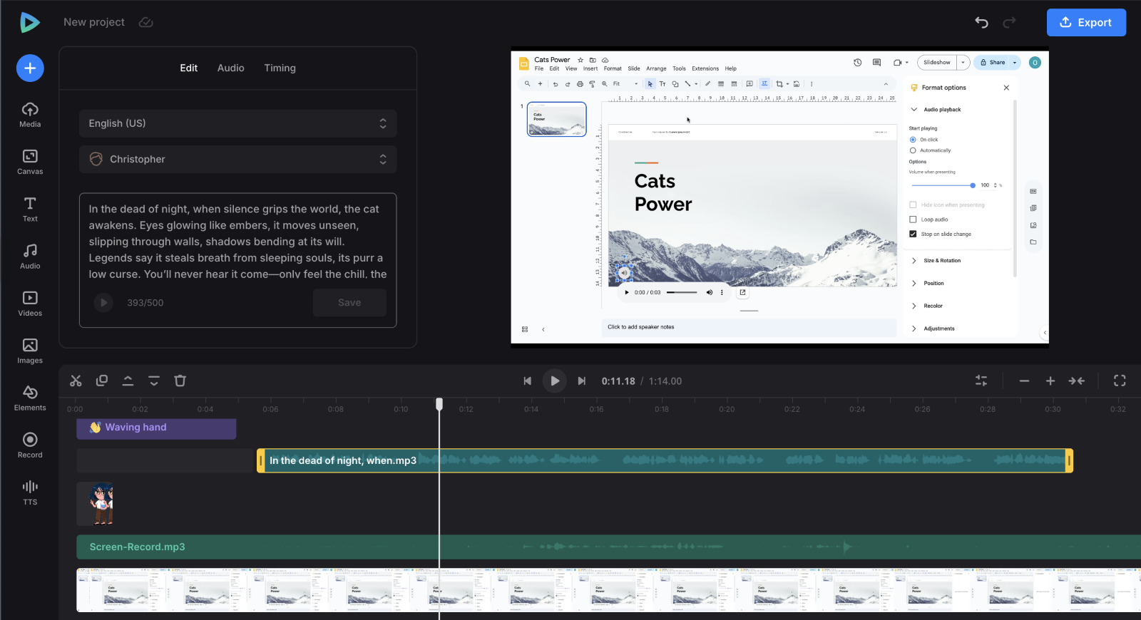 How to Add Voice Over to Google Slides Presentation — Clideo
