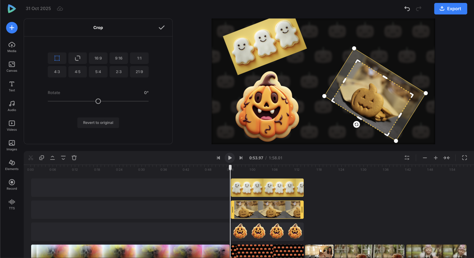 How to Make a Halloween Challenge Video — Clideo