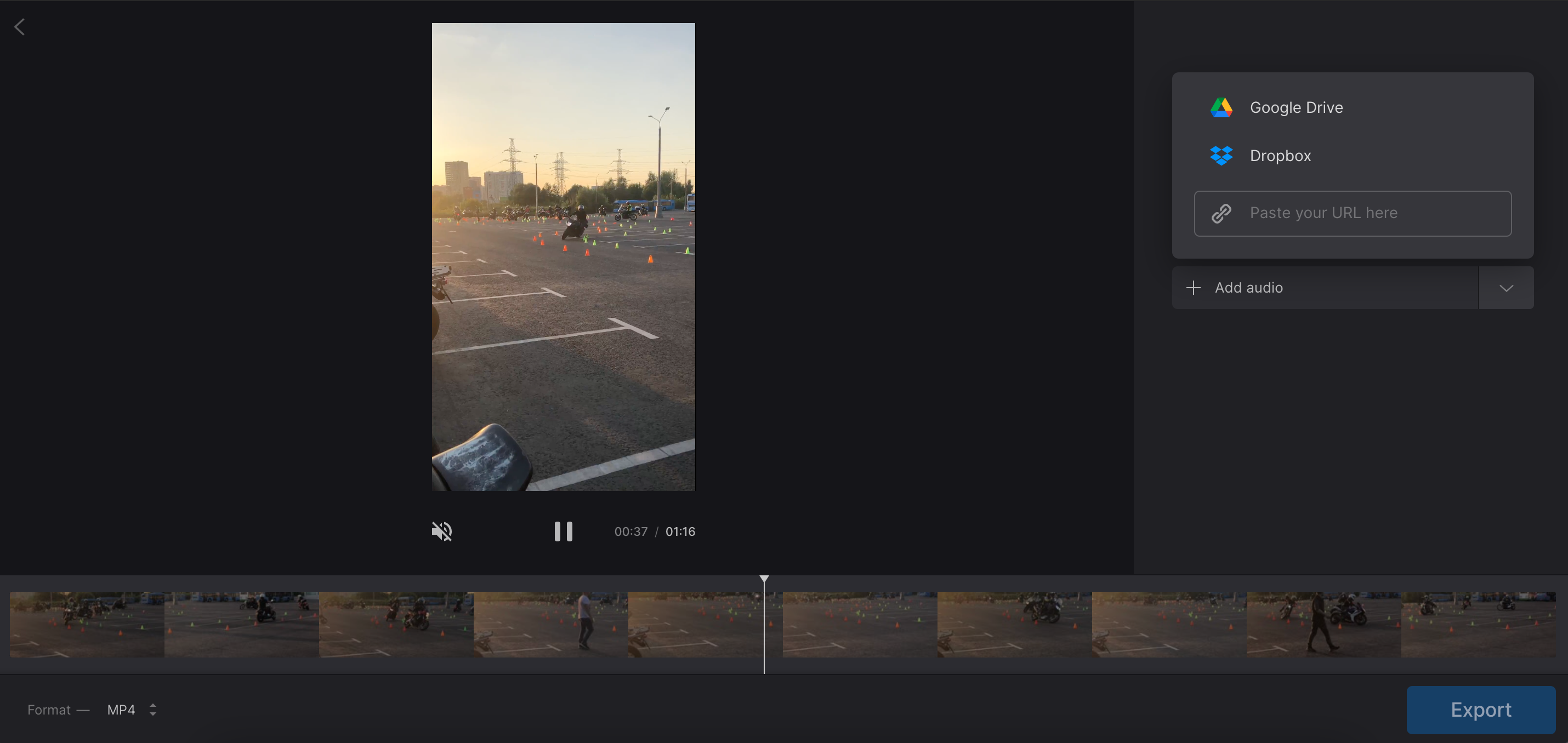 How to Overlay Audio on Video Online — Clideo