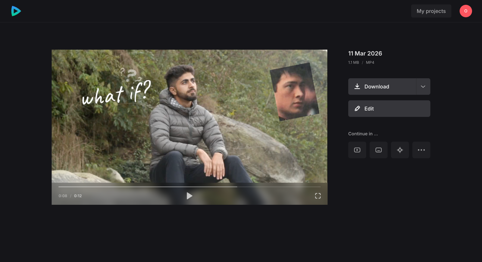 How to Add GIF to Video — Clideo